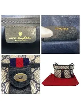 Gucci | Bags | Gucci Vintage Sherry Line Gg Supreme Canvas Shoulder Bag ...